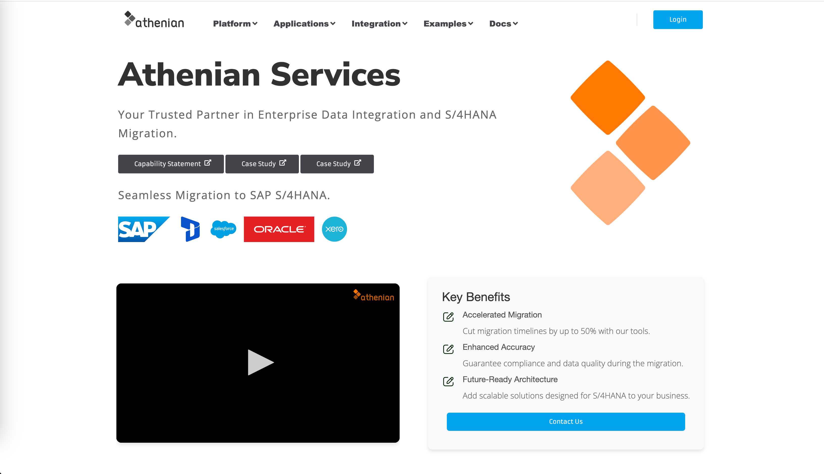 Athenian Services | Effortless S/4HANA Migration & Enterprise Data Integration Solutions